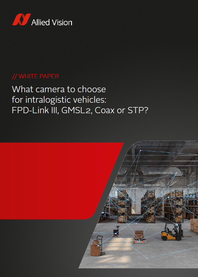 White Paper Download Camera for Intralogistic Vehicles - Allied Vision
